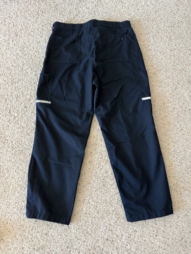 FedEx Stan Herman Pants Mens 38Rx30 Blue Reflective Cargo Work VF ...