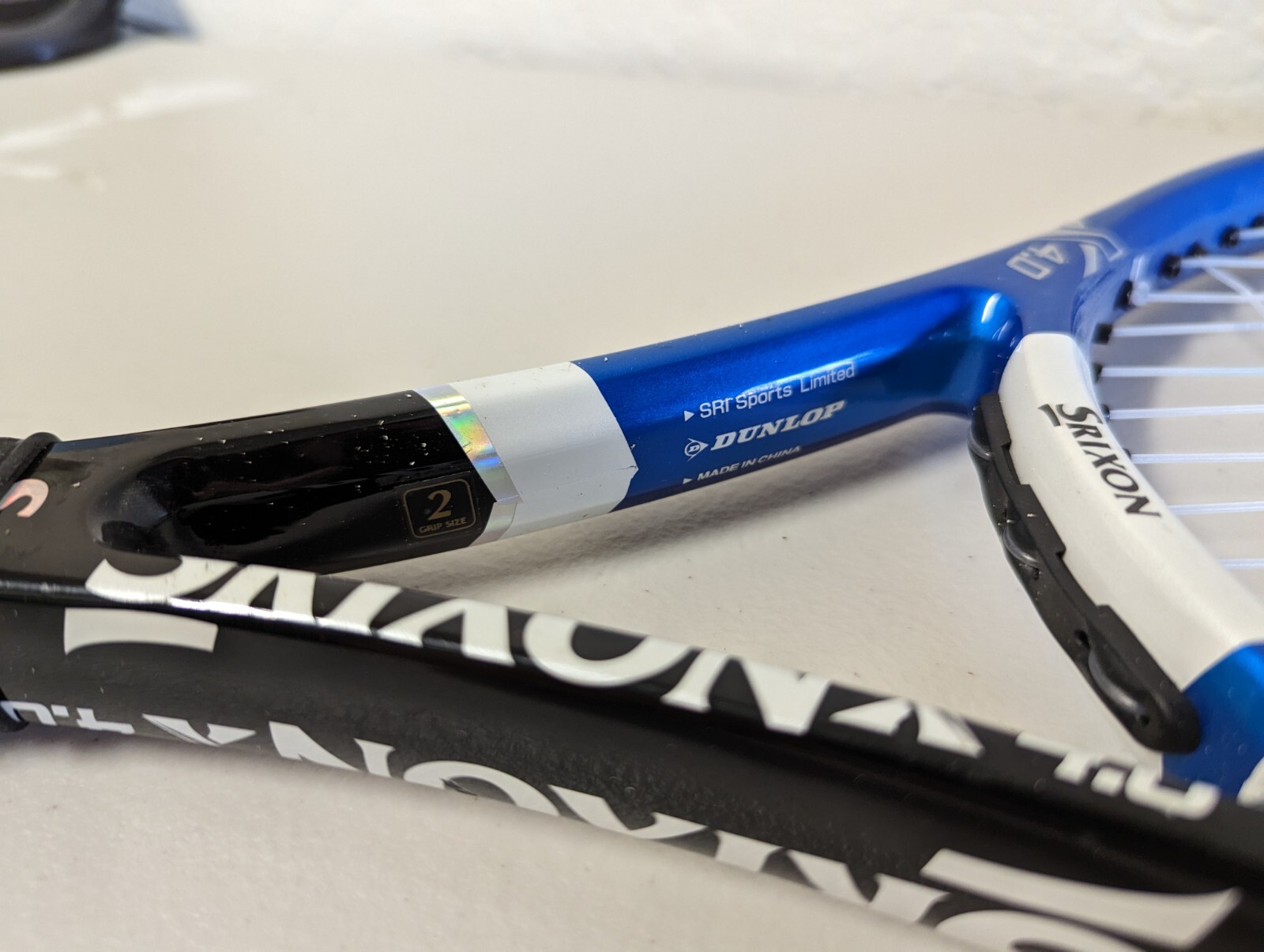 DUNLOP SRIXON X 4.0 TOUR 16x19 (2 Grip Size) 27" Long 290g Tennis ...