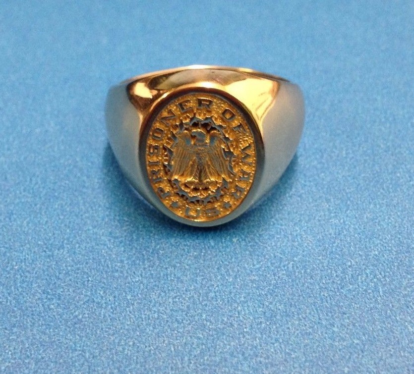 14kt Yellow Gold Jostens Military Prisoner Of War Ring Size 10 | eBay