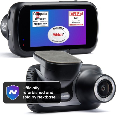 Nextbase 422GW Dash Cam 2K, 1440p/30fps, GPS, Wi-Fi, Parking Mode ...