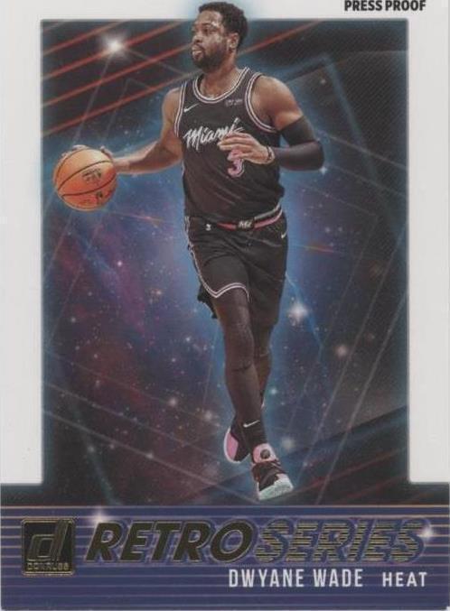 2021-22 Panini Donruss - Retro Series Dwyane Wade #17 Press Proof for ...