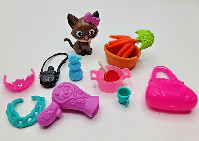 Mattel Barbie Pet Brown Kitty Cat 2” Lot Of 12 Bonus Items | eBay