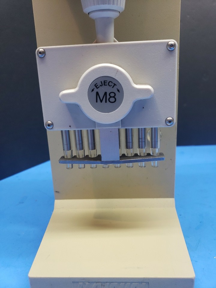 Rainin EDP M8 Electronic multichannel pipet 250ul channel Pipette ...