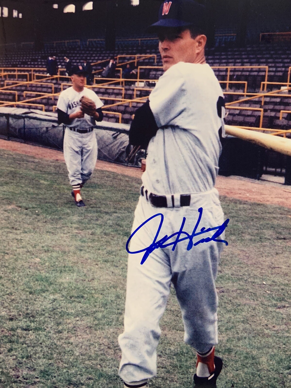 Joe Hicks 1961 1962 Washington Senators Autographed 8x10 Photo at ...