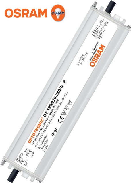 OSRAM OPTOTRONIC OT 120/220-240/24 P Constant Voltage LED Power Supply ...