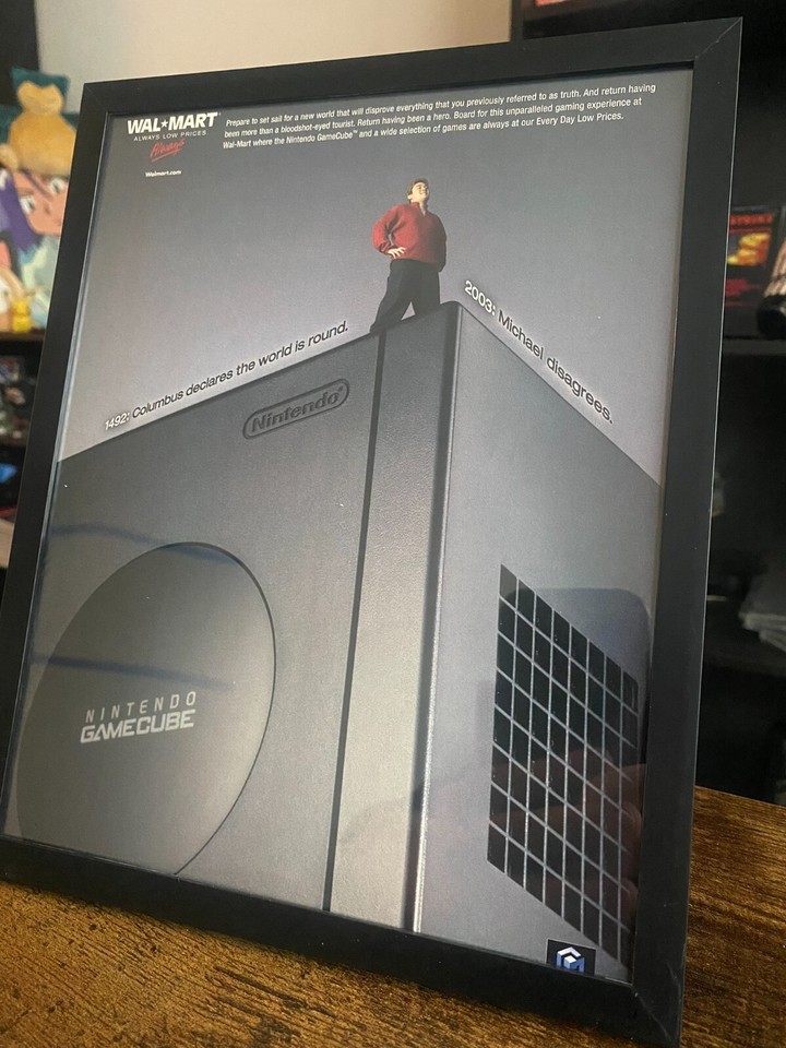 Original 2003 Nintendo GameCube Vintage Wal-Mart Ad - Video Game Art ...