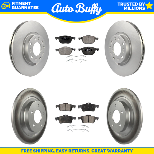 Front Rear Coated Disc Brake Rotors And Ceramic Pads Kit For Mazda 5 | eBay
