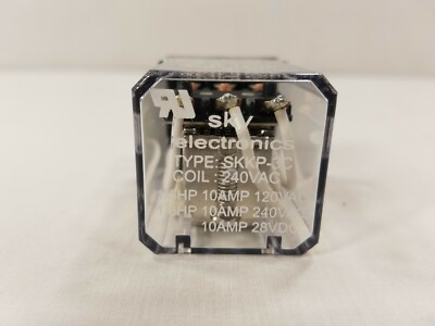 SKKP-3C-240V Sky Elec. Relay D3PR3B, MR3P240VAC, KRP-11AG-240, KRPA ...