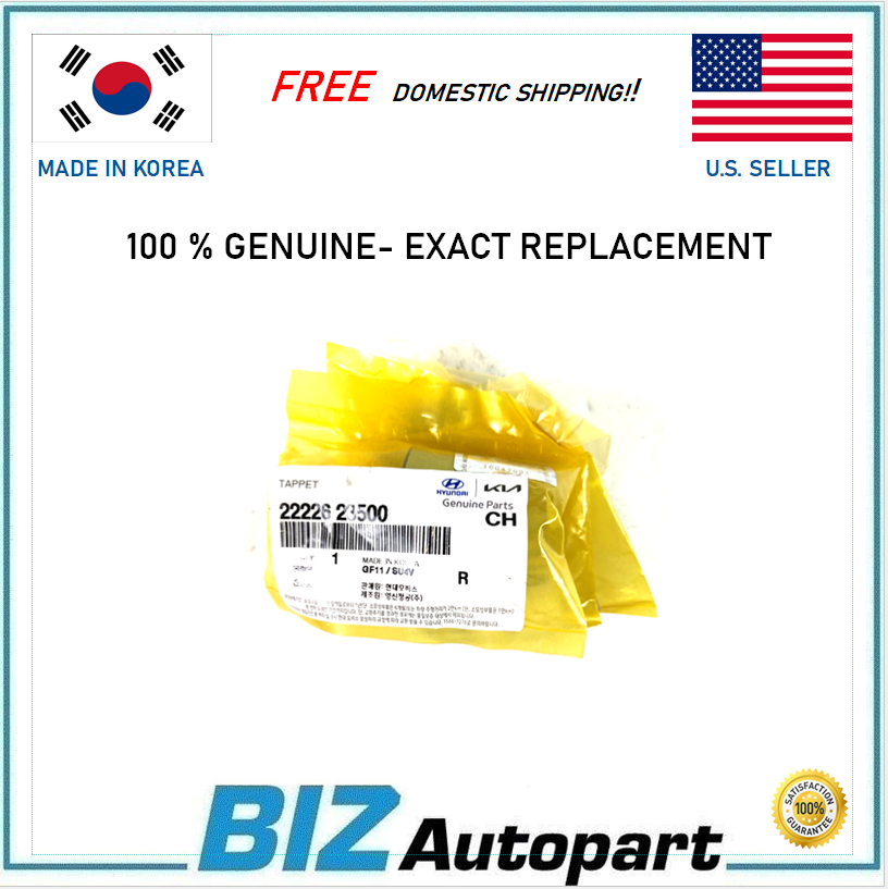GENUINE !! HYUNDAI 01-12 KIA 04-11 VALVE LIFTERS OE #22226-23500 (1 Pcs ...