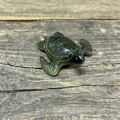 Green Sea Turtle Animal Figure Safari Ltd Rubber Toy Educational ...