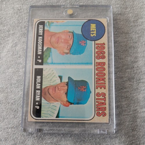NOLAN RYAN * JERRY KOOSMAN NEW YORK METS 1968 TOPPS ROOKIE REPRINT ...