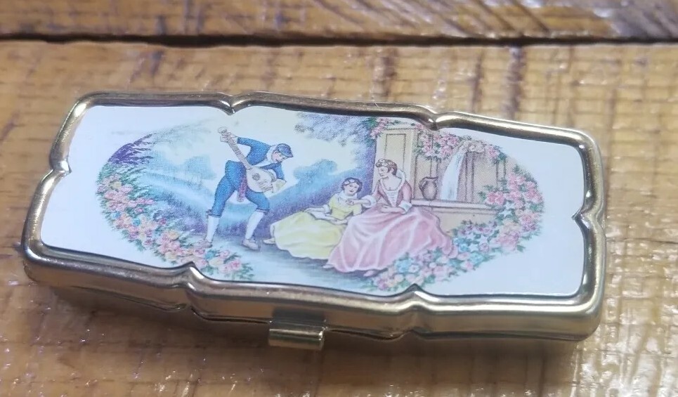 Tin Part Kit box patches Box Muzzleloader Hawken musket Blackpowder ...