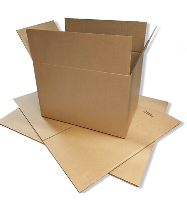 20X EXTRA LARGE 30x20x20 Cardboard Box Strong Double Wall Removal ...