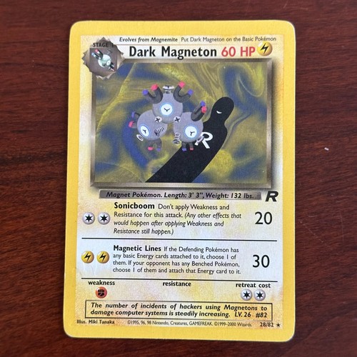 Dark Magneton 28/82 Non Holo Rare Team Rocket Pokemon Card | eBay
