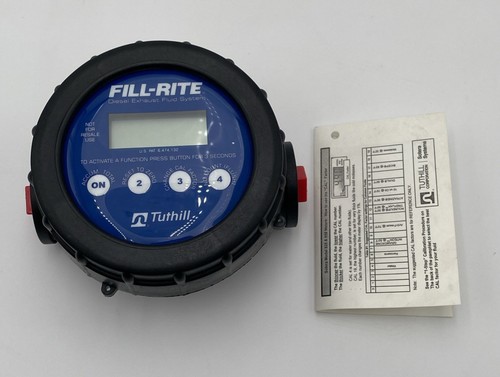TUTHILL FILL-RITE 825 Meter, Digital,3/4", 2-20 gpm DIESEL EXHAUST ...