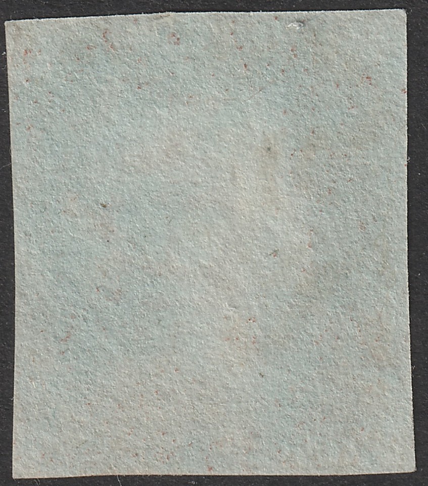 SG8 1841 1d Red-brown Plate 12, 4M, AK 2nd State Repair (BS1f), No line ...