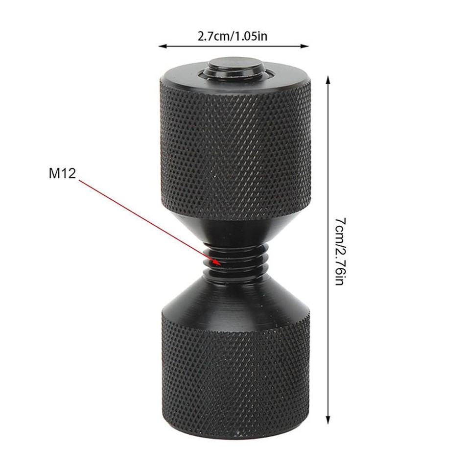 1-1/8" Two Hole Pin Set, Aluminum Threaded Rod Construction, 2 Holes ...