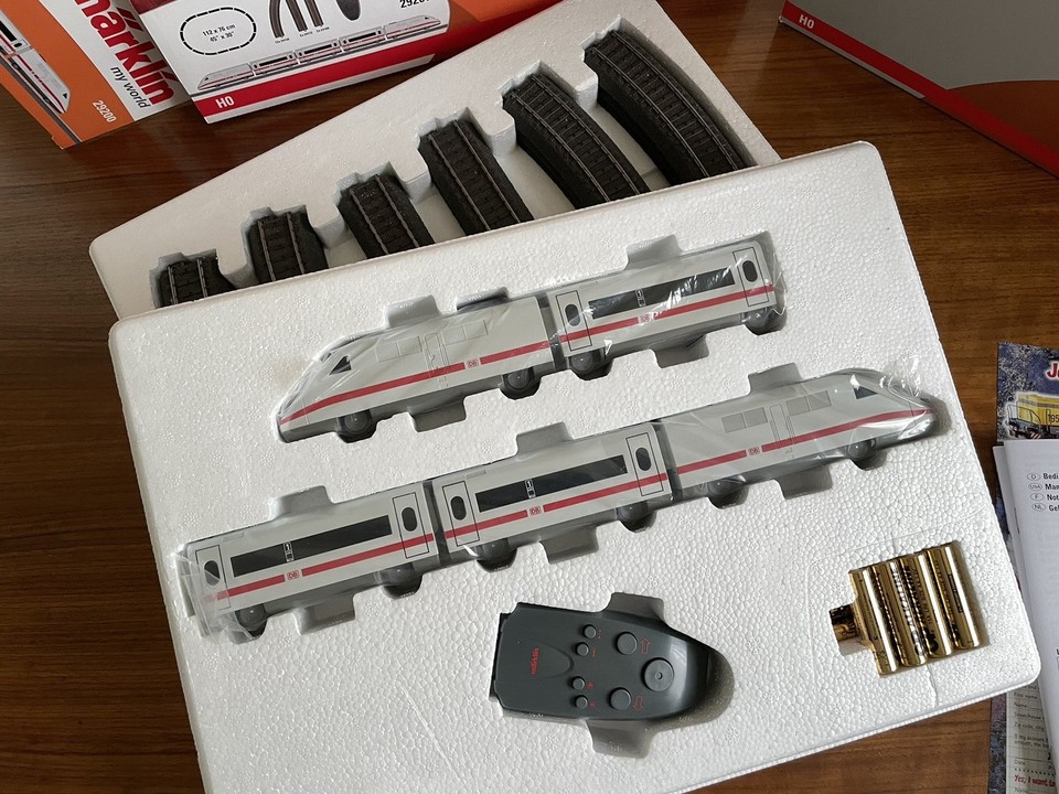 MARKLIN My World ICE Starter Set 29200 With Track Extension 24903 HO ...