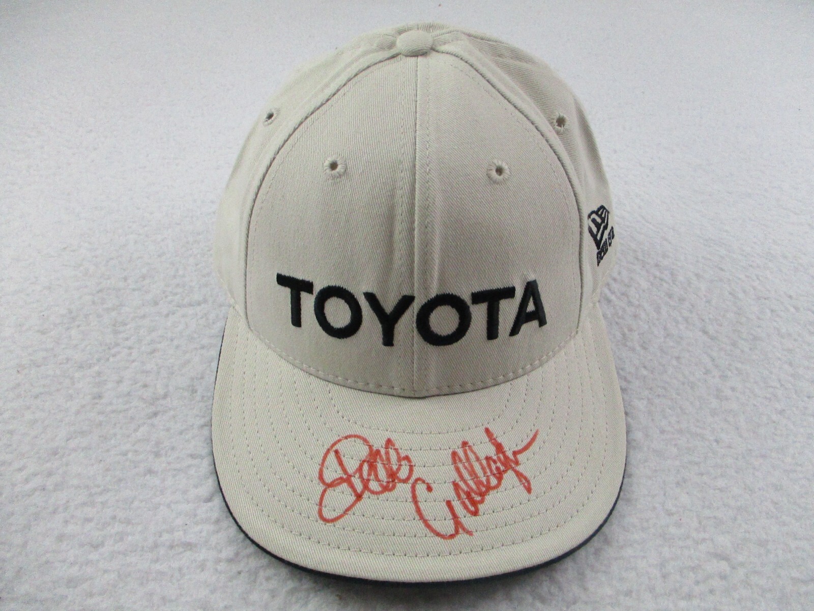 Vintage Toyota Cap New Era Logo Hat 7 1/8 Signed by J… - Gem