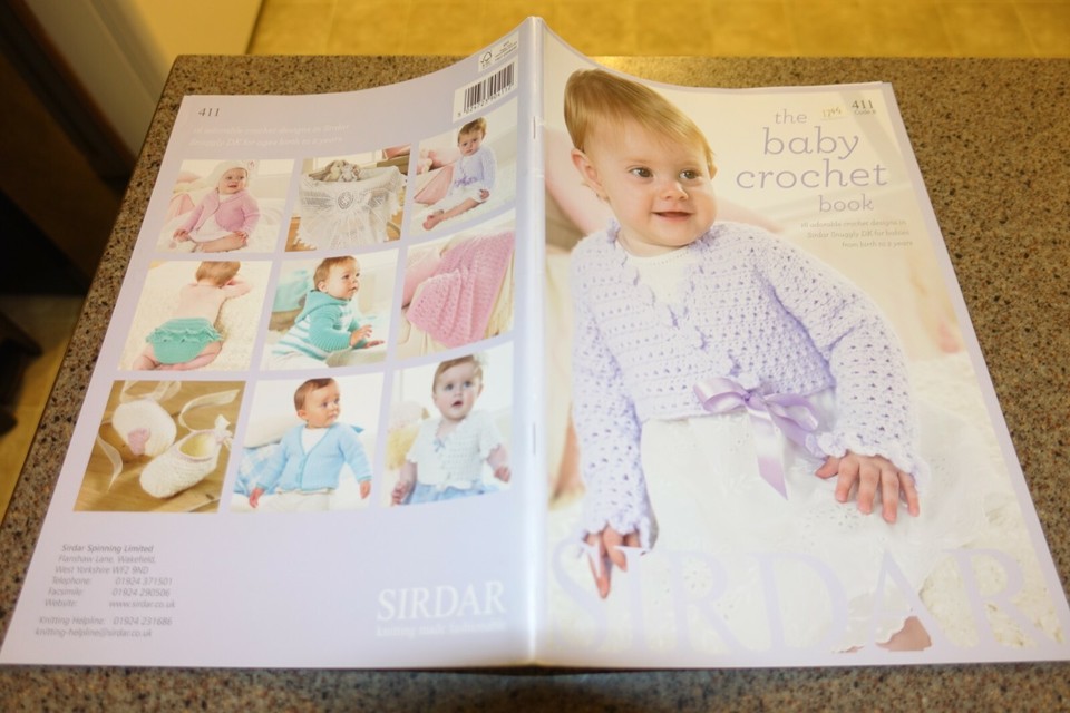 Sirdar Knitting Pattern Book 411 Baby Crochet Book 16 designs birth to ...