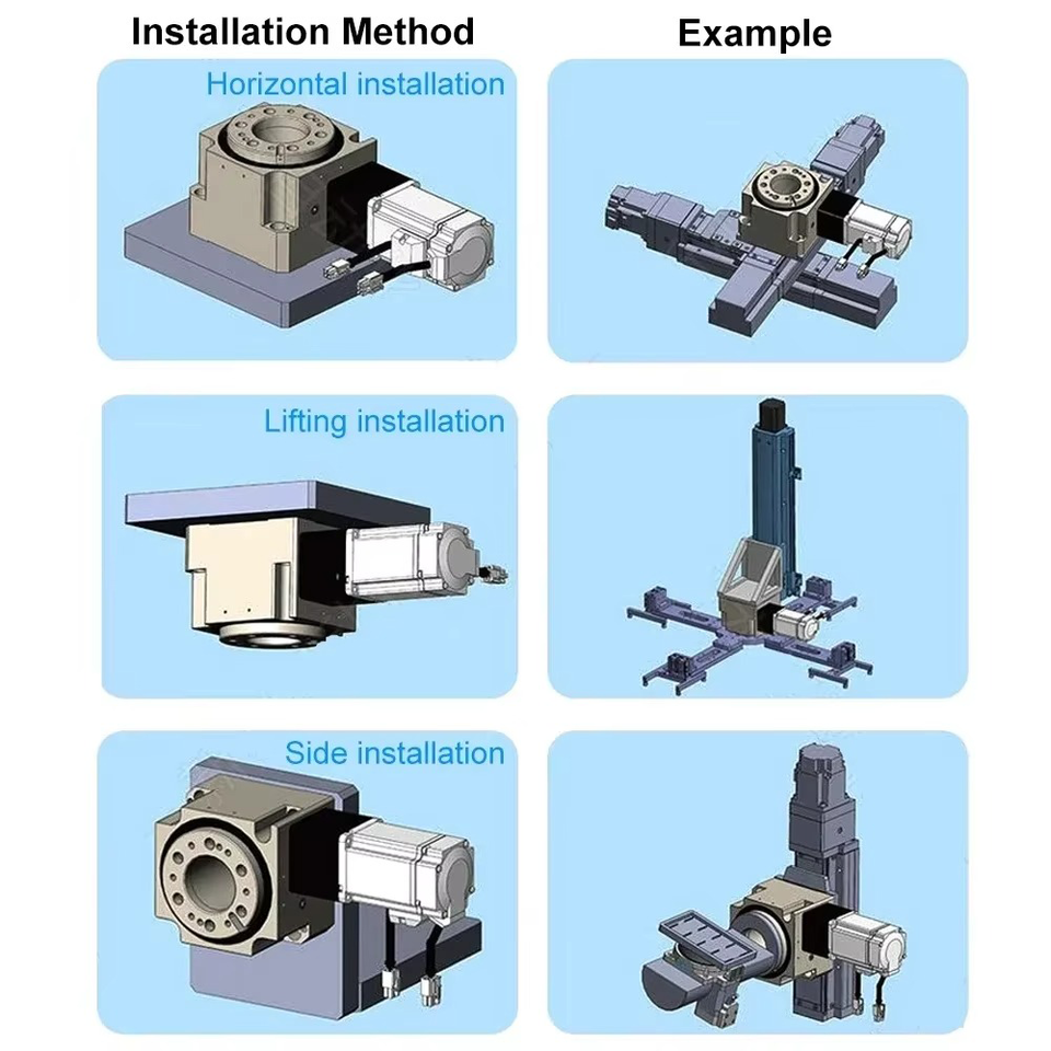 Heavy Duty Rotary Table Stepper Servo Motor Turntable circular ...