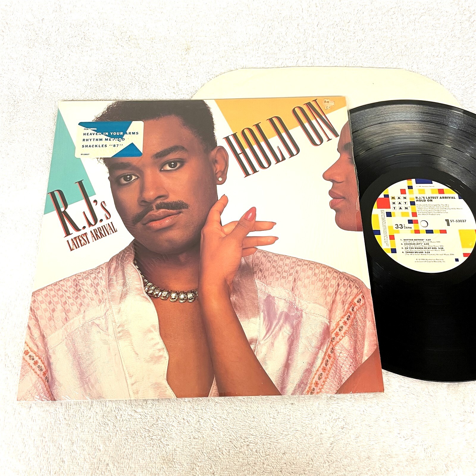 R.J.'s Latest Arrival "Hold On" 1986 R&B-Electronic-Funk LP,Nice NM ...