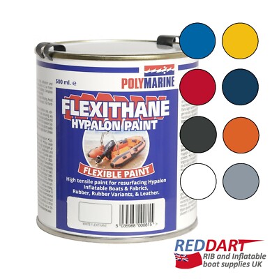 Flexible Hypalon Paint - Polymarine Flexithane for Inflatable Boats ...