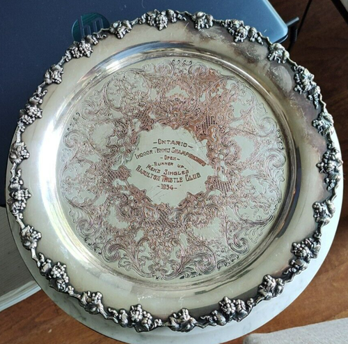 1934 Hamilton Thistle Club Ontario Canada Indoor Tennis Championship ...