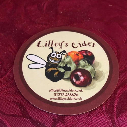 BREWERIANA - LILLEY'S - CIDER BASED IN FROME SOMERSET - BEER MAT - T40 ...