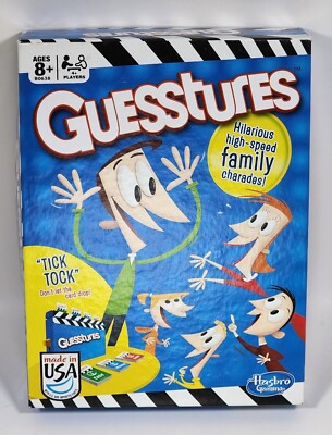 Guesstures Game - Hilarious High Speed Family Charades - Easy, Medium ...