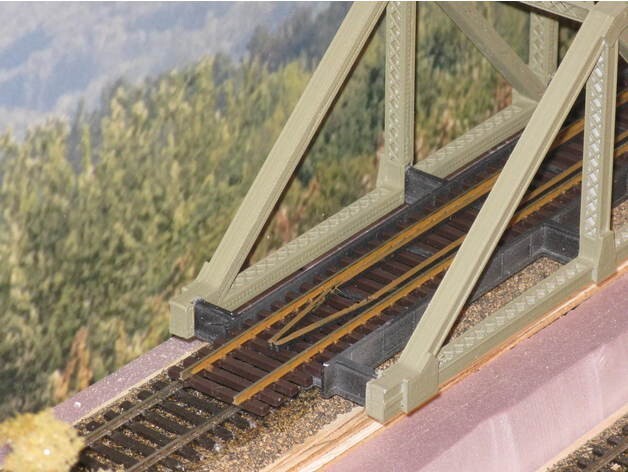 3D Printed HO Scale 126 foot Arched Truss Bridge. | eBay