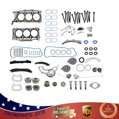 For 2012-2014 Chrysler/Dodge/Jeep 3.6L Timing Chain 4 VVT Head Gasket ...