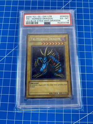 2004 Tri-Horned Dragon Lob-En000 Secret Rare Yugioh Card Excellent-Mint ...