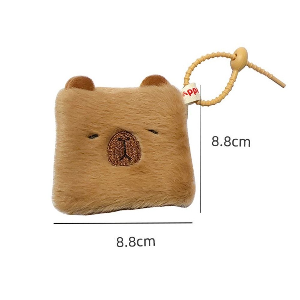 Plush Coin Purse Cartoon Capybara Money Pouch Cute Bag Pendant | eBay