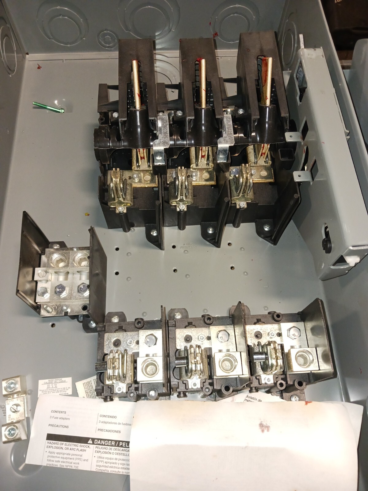 NEW SQUARE D H364N 200 AMP FUSIBLE SAFETY SWITCH 600 VAC 3P 4W NEMA 1 ...