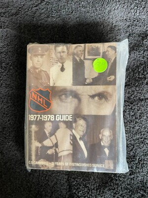 National Hockey League NHL 1977-78 Media Guide NICE GRADE M1022 | eBay