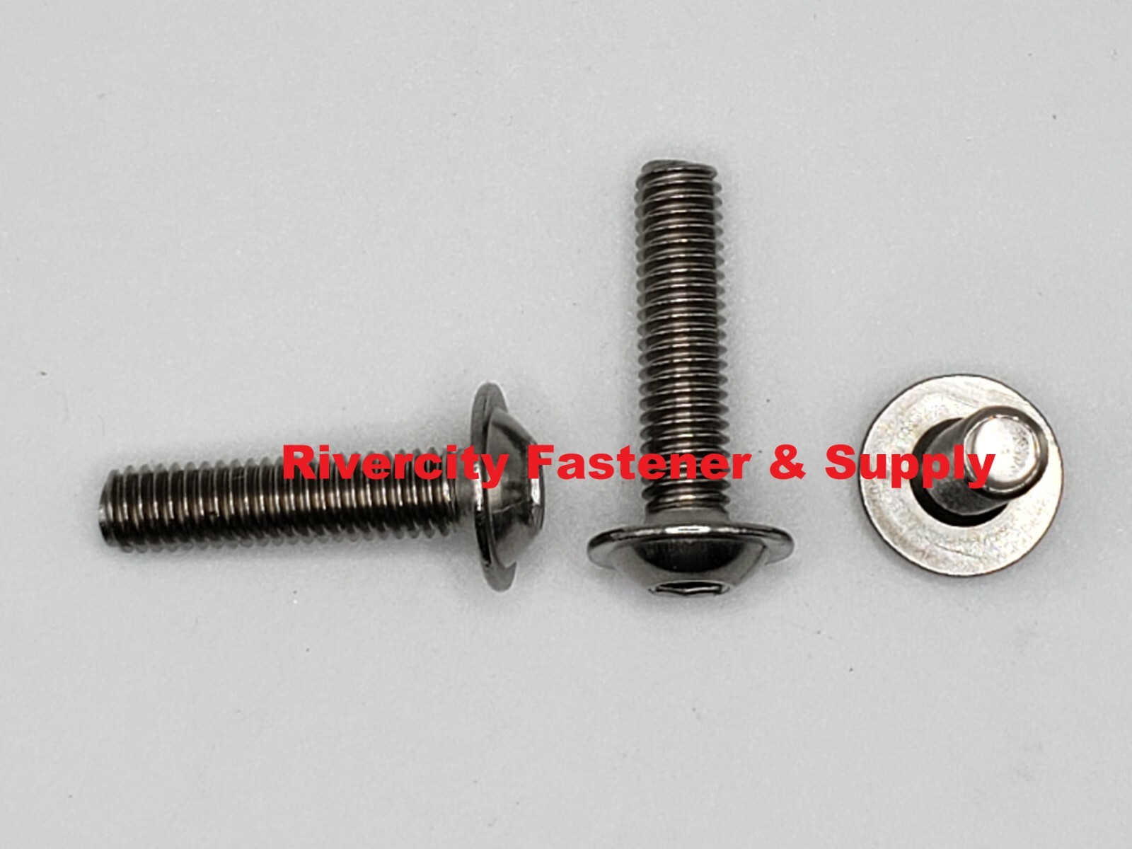 (10) M6-1.0x25 Stainless Flange Button Head Allen Cap Screws M6x1 ...