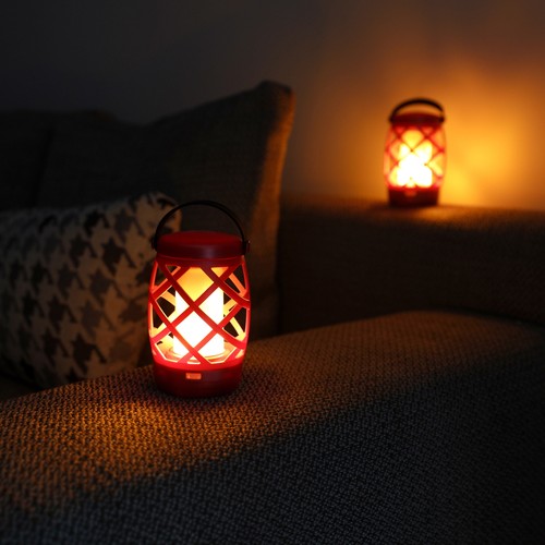 Flame Light LED Lantern, 100 Lumen, 2 Pack, Red | eBay