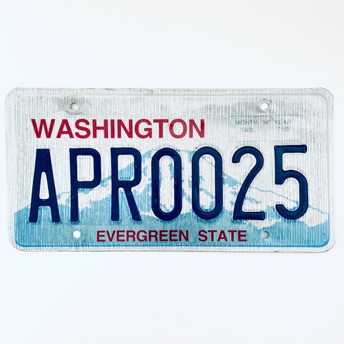 United States Washington Evergreen State Passenger License Plate ...