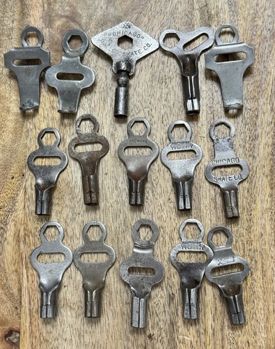 Vintage Roller Skate Metal Keys Tools Chicago Skate Co Union Unbranded ...