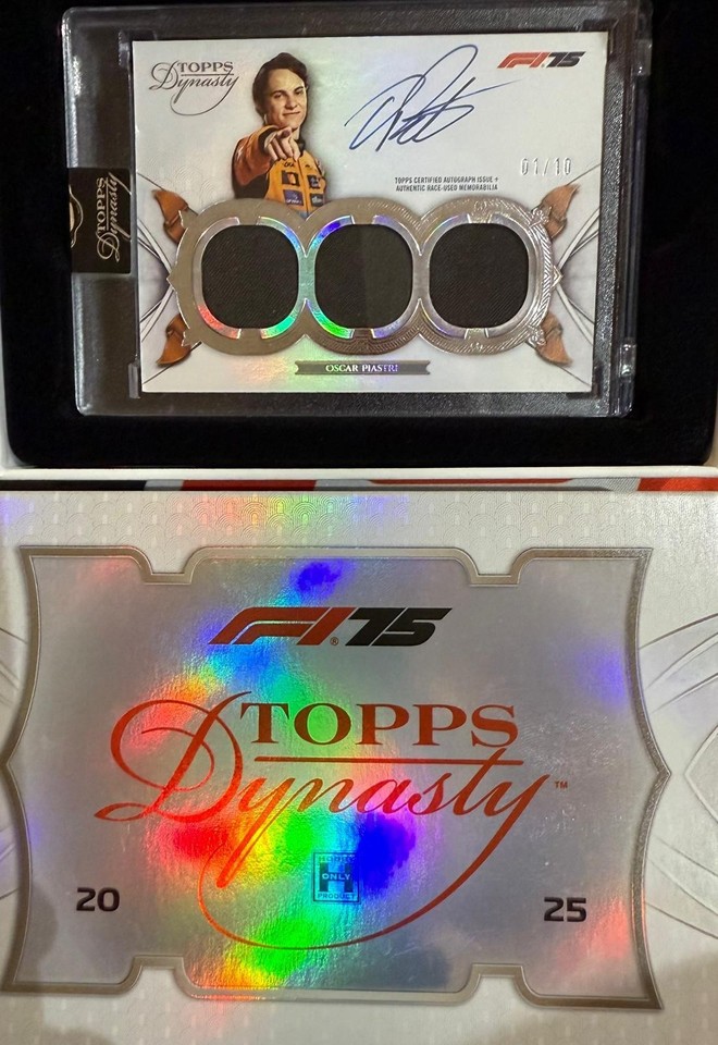 2025 Topps Dynasty F1 Piastri 01/10 | eBay