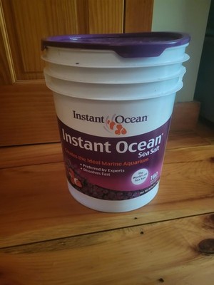 Almost 50lb Bucket of Instant Ocean Sea Salt 51378014007| eBay