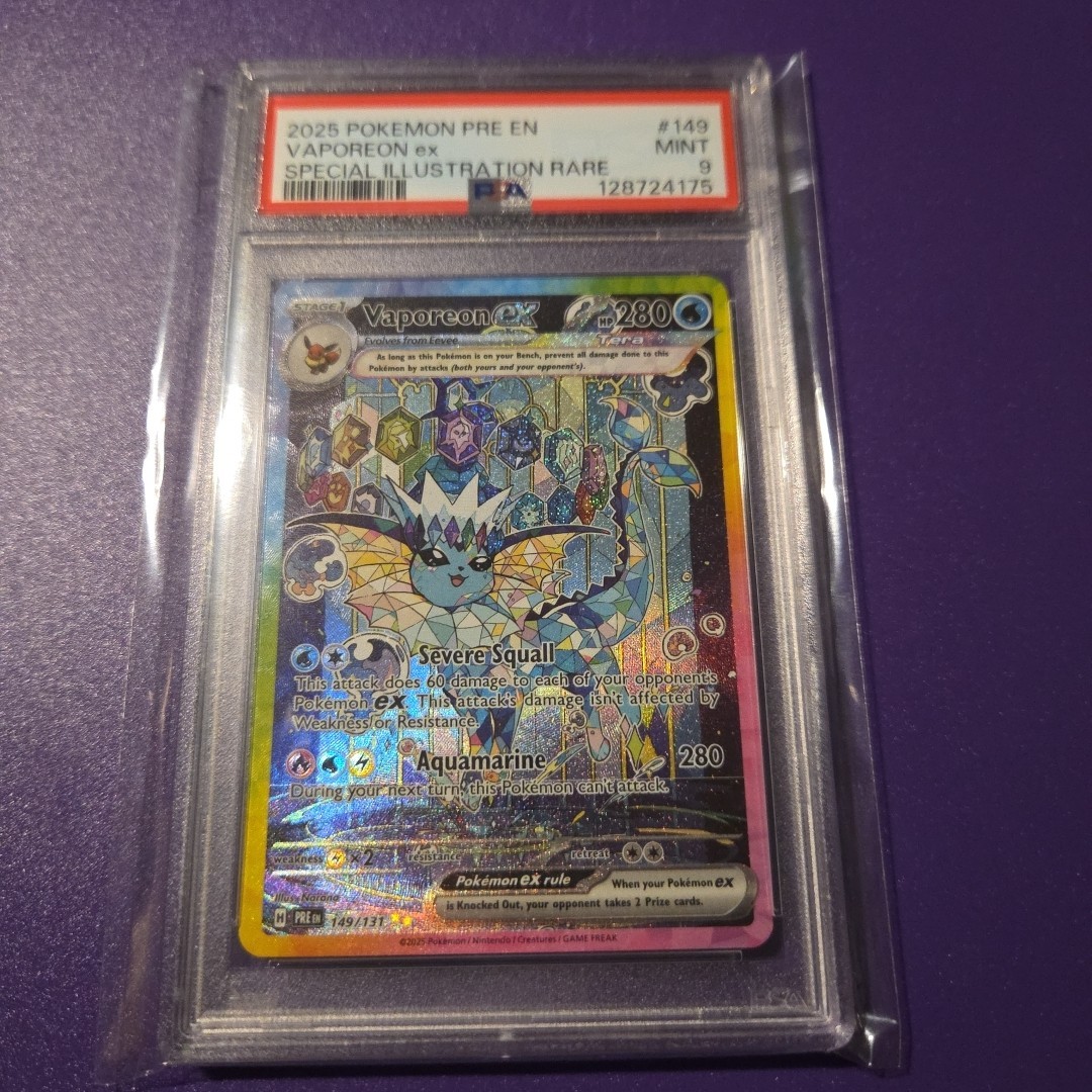 Vaporeon ex 149/131 Sv: Prismatic Evolutions Holo for sale online | eBay