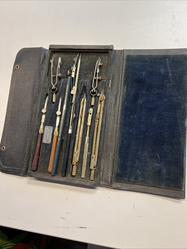 Vintage DIETZGEN National Drawing Instruments Drafting Set w Case | eBay