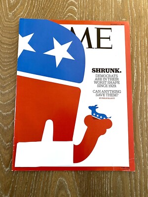 Time Magazine Oct. 2, 2017 Shrunk Democrats Are in Their Worst Shape ...