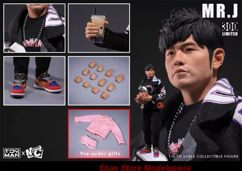 1:6 Scale toyman Musician Pop Male Singer Jay Chou Chou Jie Lun Action ...
