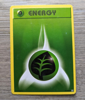 Pokemon Card Leaf Grass Energy Green 2016 91/108 Common Non-Holo | eBay