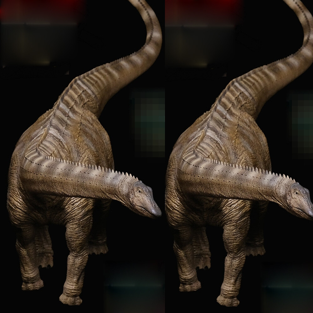 1:35 Female Diplodocus Dinosaur PVC Statue Model Collection Figure ...