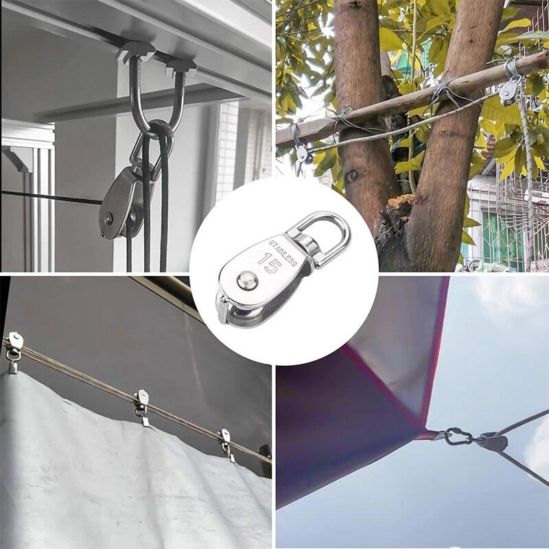 Rope Pully Wheel M15 M20 M25 M32 M75 Single | Grelly UK