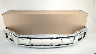 New OEM Genuine Ford Front Steel Bumper 2018-2020 F-150 Chrome JL3Z ...